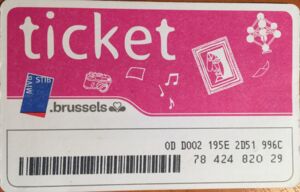 Transport Ticket: 24-hour ticket (STIB - MIVB, Belgium(24-Hour ticket ...