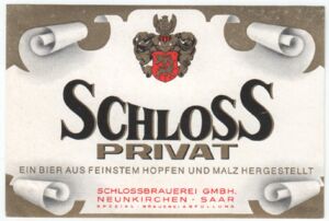 Drink Label: Schloss Privat (Schlossbrauerei Neunkirchen, Germany ...