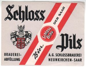 Drink Label: Schloss Pils (Schlossbrauerei Neunkirchen, Germany ...