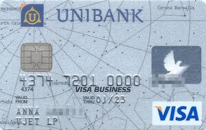 Bank Card: Unibank. Celestial map (Unibank, ArmeniaCol:AM-VI-0011