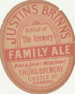 Drink Label: Brinn's Family Ale (Truro Brewery, United Kingdom of Great ...