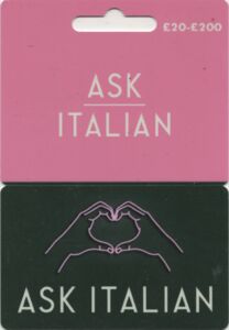 Gift Card: Heart Gesture Ask Italian (Ask Italian, United Kingdom of ...