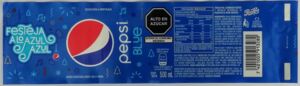 Drink Label: Pepsi Blue (CBC Peruana S.A.C., PeruCol:PE-SODA-000151 🏷️