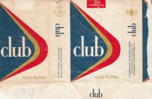 Cigarette Pack: Club (Costa RicaCol:CR-CT-0045