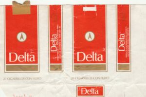 Cigarette Pack: Delta (Costa RicaCol:CR-CT-0054