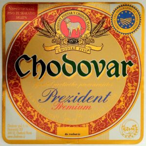 Drink Label: Chodovar Prezident Premium v2 (Pivovar Chodovar Chodová ...