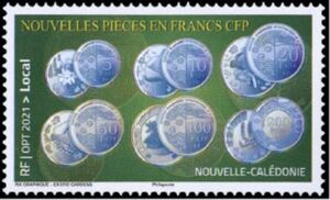 Stamp: New 2021 Series of CFP Coins (New CaledoniaMi:NC 1812,Sn:NC 1278 ...