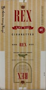 Cigarette Pack: Rex (United Kingdom of Great Britain & Northern ...