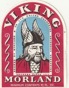 Drink Label: Morland Viking (Morland Brewing, United Kingdom of Great ...