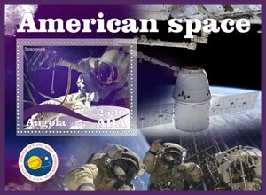Stamp: American space (Angola: Illegal Stamps(Space (2016)) Col:AO 2016-06