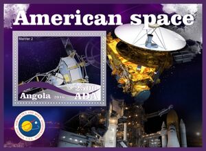 Stamp: American space (Angola: Illegal Stamps(Space (2016)) Col:AO 2016-03
