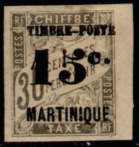 Stamp: Type Duval overprint and surcharge (MartiniqueMi:FR-MAR 22,Sn:FR ...