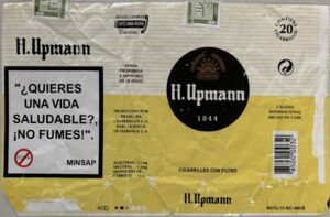 Cigarette Pack: H. Upmann (Cuba) Col:CU-CT-0028