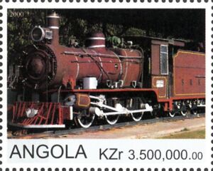 Stamp: Train (Angola: Illegal Stamps(Steam Locomotives 2000) Col:AO ...