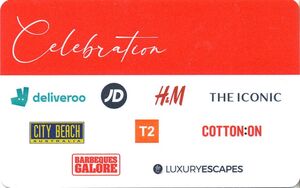 Gift Card: Celebration (Heritage Bank Ltd, Australia(Celebration) Col ...