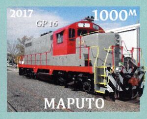 Stamp: Locomotives (Mozambique: Illegal Stamps(Maputo) Col:MZ-MP 2017-01/6