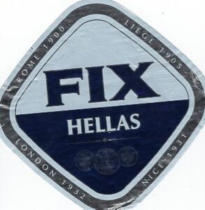 Drink Label: Fix Hellas (Olympic Brewery S.A., GreeceCol:GR-BEER-001203