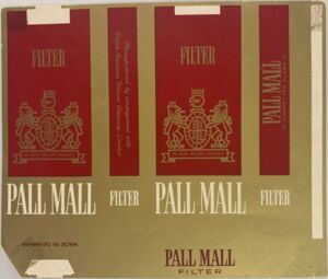 Cigarette Pack: Pall Mall 10 (DenmarkCol:DK-CT-0033