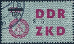Stamp: Operation check list of ZKD for VVB - Berlin (Germany ...