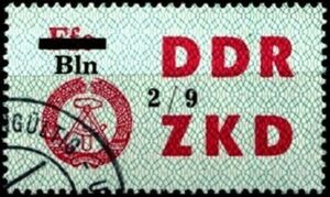 Stamp: Operation check list of ZKD for VVB - Berlin (Germany ...