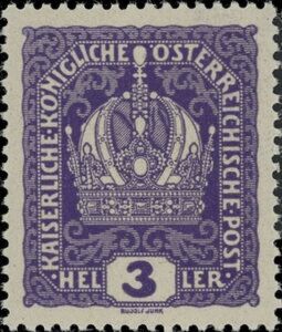 Známky: Emperor's crown (Rakúsko(Crown, Emperor Franz Joseph, and Coat ...