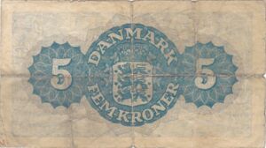 Banknote: 5 Kroner (Denmark(1944-1962 Issue) Wor:P-35d.4