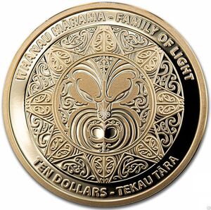Coin: 10 Dollars (Whanau Marama - Family of Light - Tamanuiterā (the ...