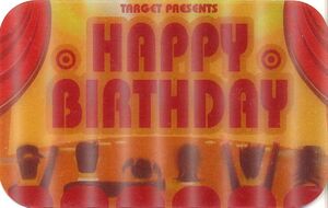 Tarjeta Regalo: Happy Birthday (Target, Estados Unidos de América(Happy ...