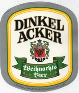 Drink Label: Dinkelacker Weihnachtsbier (Brauerei Dinkelacker Stuttgart ...