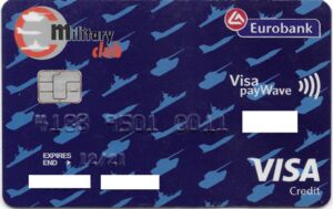 Bank Card: Military club visa paywave Eurobank Credit VISA (Eurobank ...