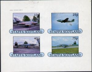 Stamp: Aircraft (Scotland, Staffa: Cinderella Stamps(Aircraft 1982) Col ...