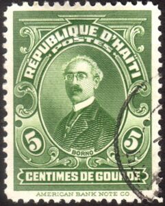 Stamp: Eustache Antoine Francois Joseph Louis Borno (1865–1942) (Haiti ...
