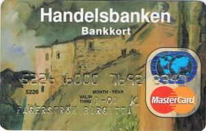 Bank Card: Handelsbanken Bankkort (Handelsbanken, SwedenCol:SE-MC-0010.03