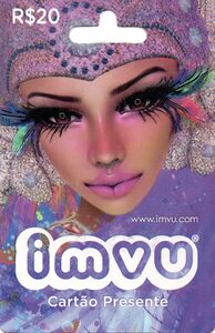 Gift Card: Lady (Imvu, Brazil(Imvu) Col:BR-IMVU-003b 💳