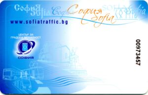 Transport Ticket: Sofiatraffic (Sofia Urban Mobility Centre, Bulgaria(Rechargeable) Col:BG-SF-SU ...