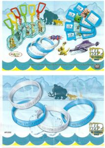 Meal Toy: Bracelet - "FEEL LIKE A NUT?" blue (Kinder Surprise ...