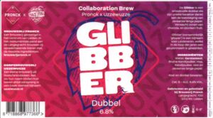 Drink Label: Glibber Dubbel (Pronck, NetherlandsCol:NL-BEER-027060