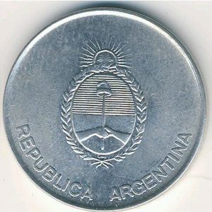 Moneda: 1,000 Australes (Argentina(1985~1991 - Austral) Col:AR-000064 ...