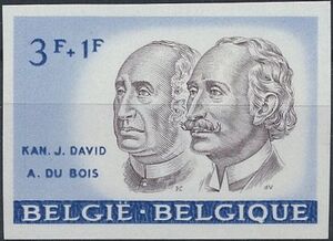 Stamp: Jean Baptist David(1801-1866) and Albert Du Bois (1872-1940 ...