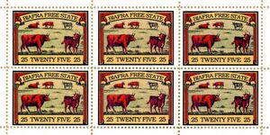 Stamp: Cattle (Nigeria: Cinderella Stamps(Biafra) Col:NG-BI 2010-07
