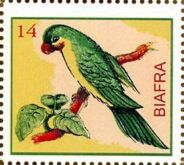 Stamp: Parrot (Nigeria: Cinderella Stamps(Biafra) Col:NG-BI 2012-05/1