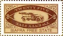 Stamp: Automobile (Nigeria: Cinderella Stamps(Biafra) Col:NG-BI 2012-08/1