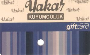 Gift Card: Yakar (Multinet, Türkiye (Turkey)(Multinet) Col:TR-MULTINET-099