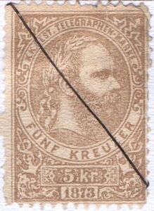 Timbre: Emperor Franz Joseph (Autriche(Telegraph Stamps) Mi:AT T1A,Yt ...