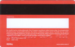 Functional Card: Setur (Paro, Türkiye (Turkey)(Setur) Col:TR-PARO-010