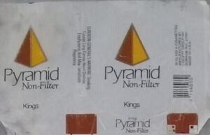 Cigarette Pack: Pyramid Non-Filter (United States of AmericaCol:US-CT-0481