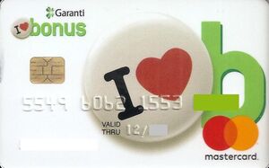 Bank Card: Garanti Bonus (Garanti Bankası, Türkiye (Turkey)Col:TR-MC-0484