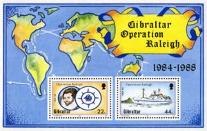 Stamp: Operation Raleigh (1984-1988) (ss) (Gibraltar) (Operation ...