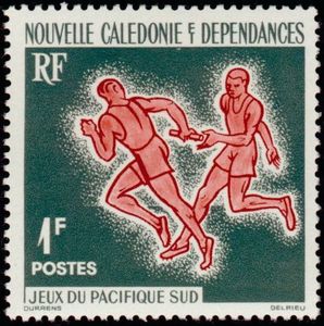 Stamp: Relay Race (New Caledonia(Sport) Mi:NC 388,Sn:NC 324,Yt:NC 308 ...