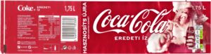 Etiqueta de bebida: Coca-Cola (Coca Cola HBC, HungríaCol:HU-SODA-000048